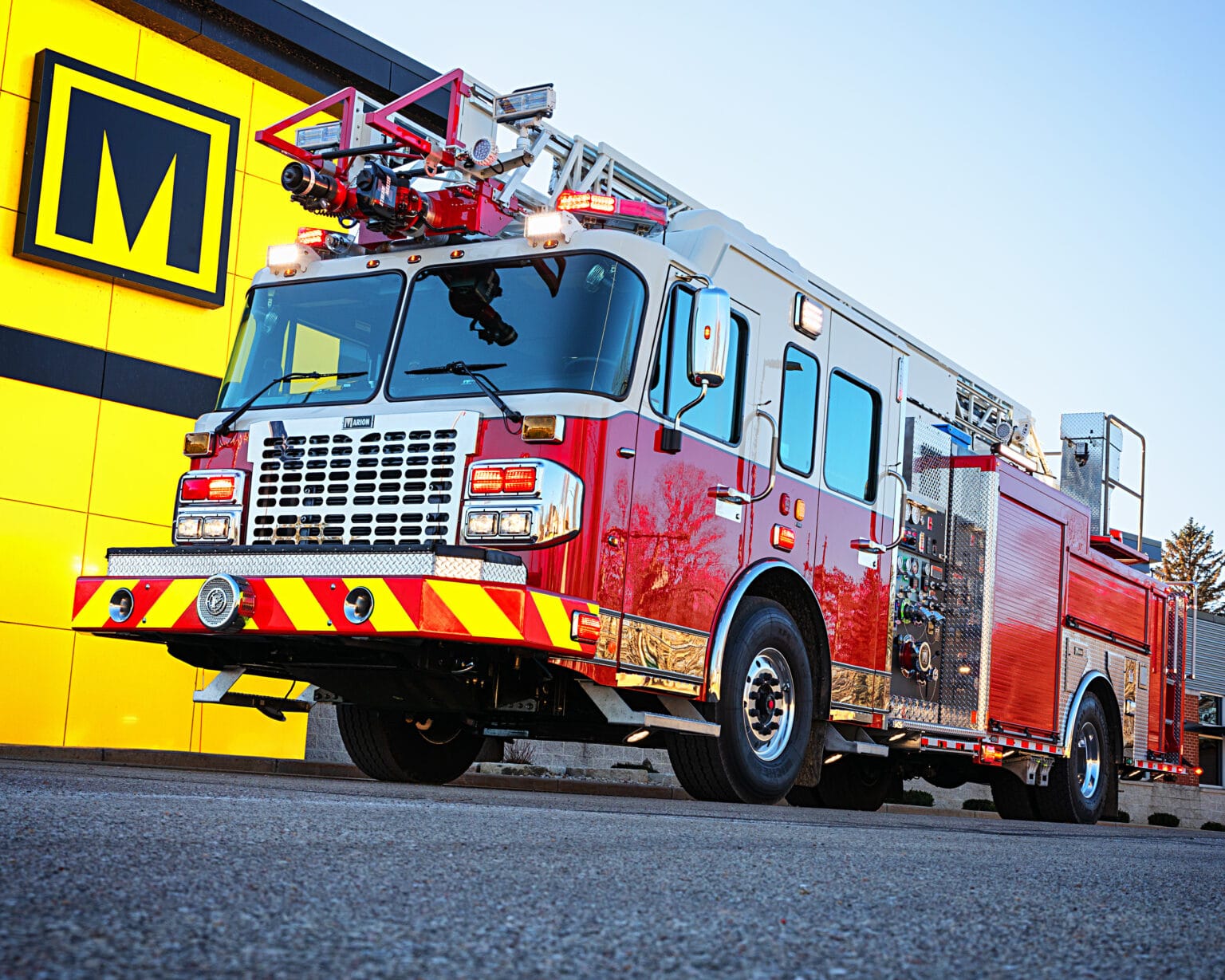Fire & Emergency Aerial Ladder Trucks | Marion Body Works